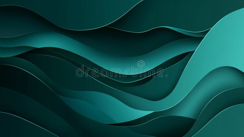 Gradient Midnight Green in Abstract Modern Background 02 Has a Smooth ...