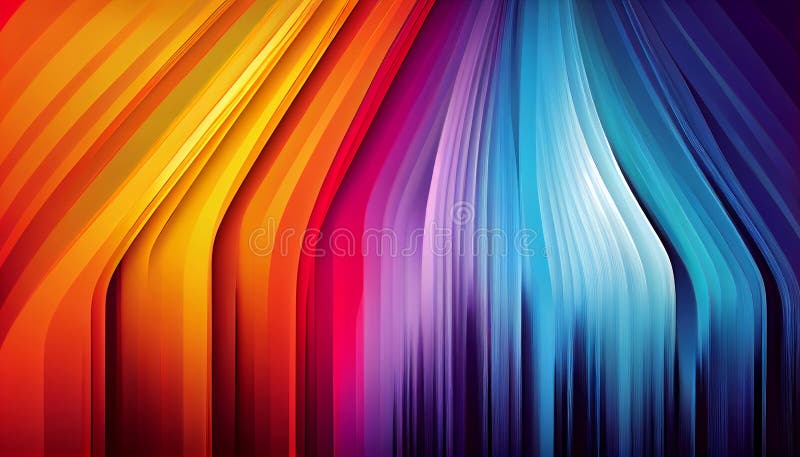 A Gradient of Mixed Colors Blend Together Unexpectedly To Create a ...