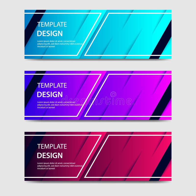 Gradient and Modern Futuristic Background Template for Headline and ...