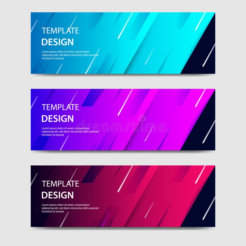 Gradient and Modern Futuristic Background Template for Headline and ...
