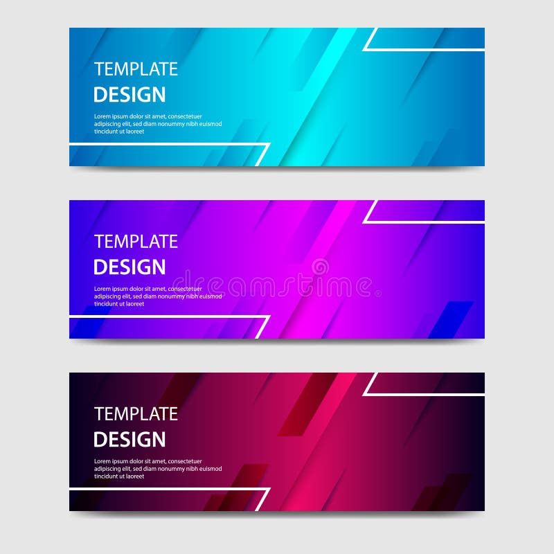 Gradient and Modern Futuristic Background Template for Headline and ...