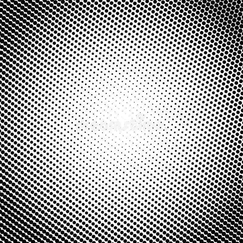 Halftone Effect Background. Monochrome Dotted Backdrop Stock Vector ...