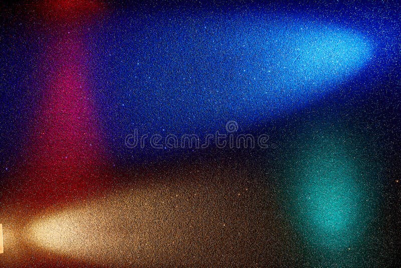 On a Gradient Multicolored Background, Rays of Blue Turquoise Cream and ...