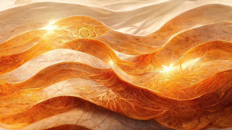 Beige frame with waves stock vector. Illustration of wallpaper - 28632299