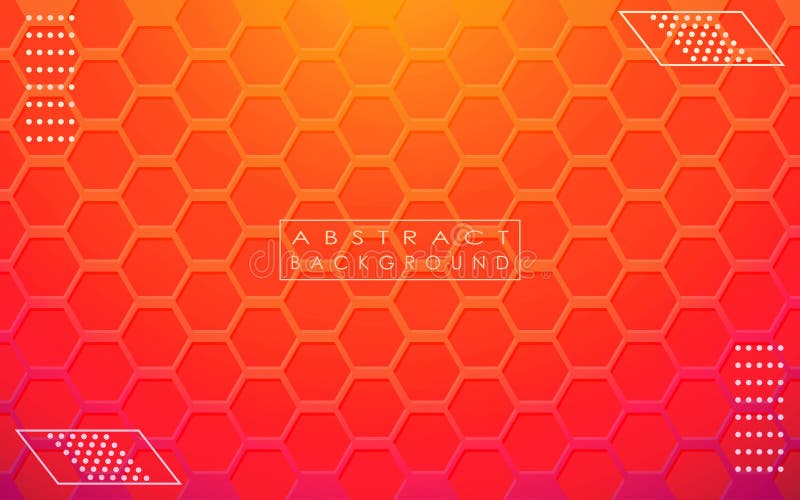 Latest Orange Abstract Background New Stock Vector - Illustration of ...
