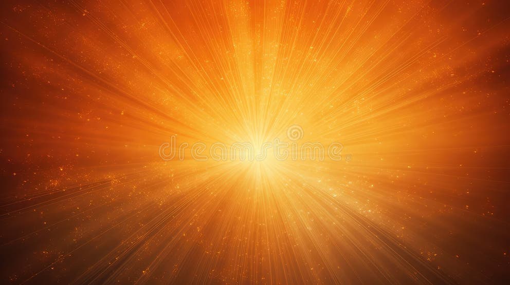 Gradient Orange Starburst Background Stock Illustration - Illustration ...