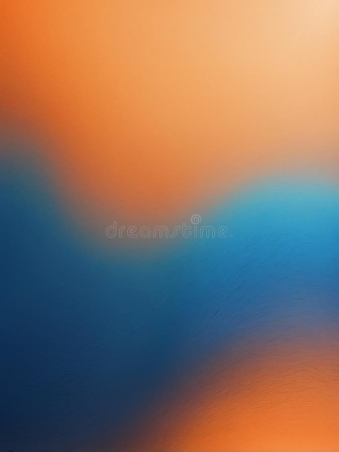 Gradient Orange To Blue Smooth Grainy Texture Transiti Ai Generated ...