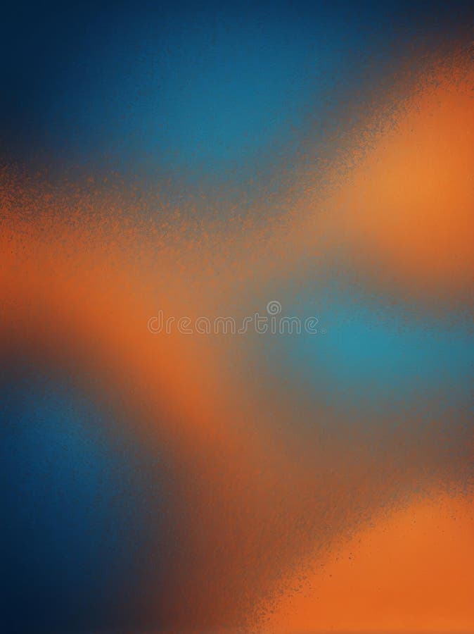Gradient Orange To Blue Smooth Grainy Texture Transiti Ai Generated ...