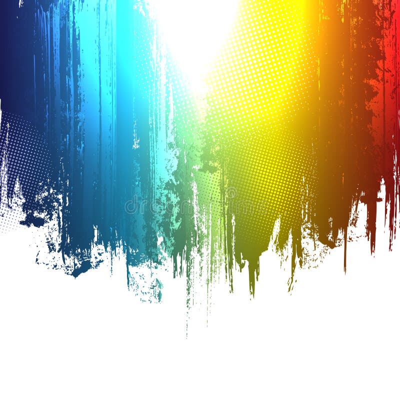 Gradient Paint Splashes Background. Vector Stock Vector - Illustration ...
