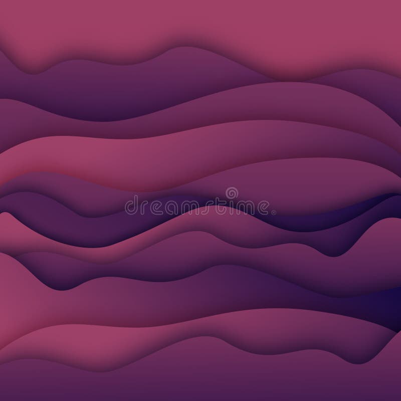 Gradient Paper Cut Pattern Background Stock Vector - Illustration of ...
