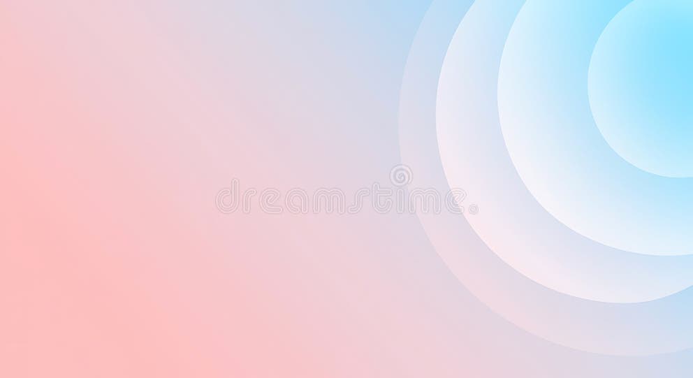 Gradient Pastel Colored Circles Forming a Rounded Shape Graphic Design ...