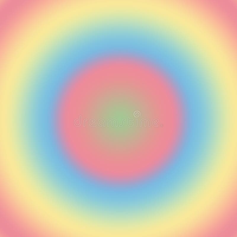 Gradient Pastel Rainbow Circle for Abstract Background Stock ...