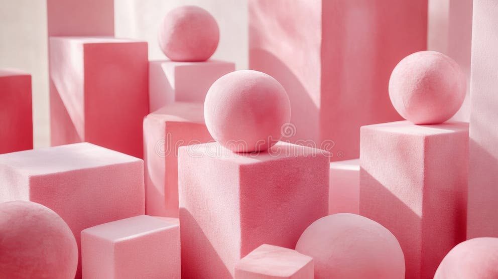 Gradient Pastel Tones are Used in the Artistic Studio Background with ...