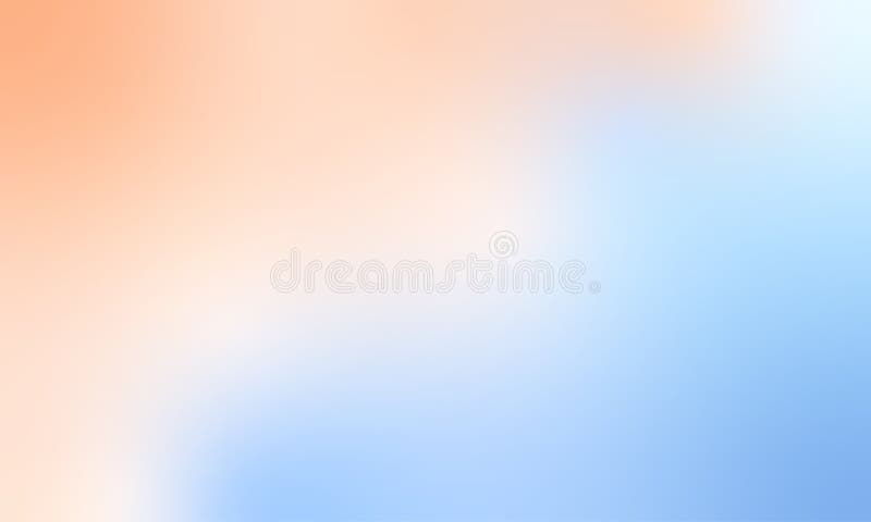 Gradient Pastel Winter Peach Fuzz Background. Stock Vector ...