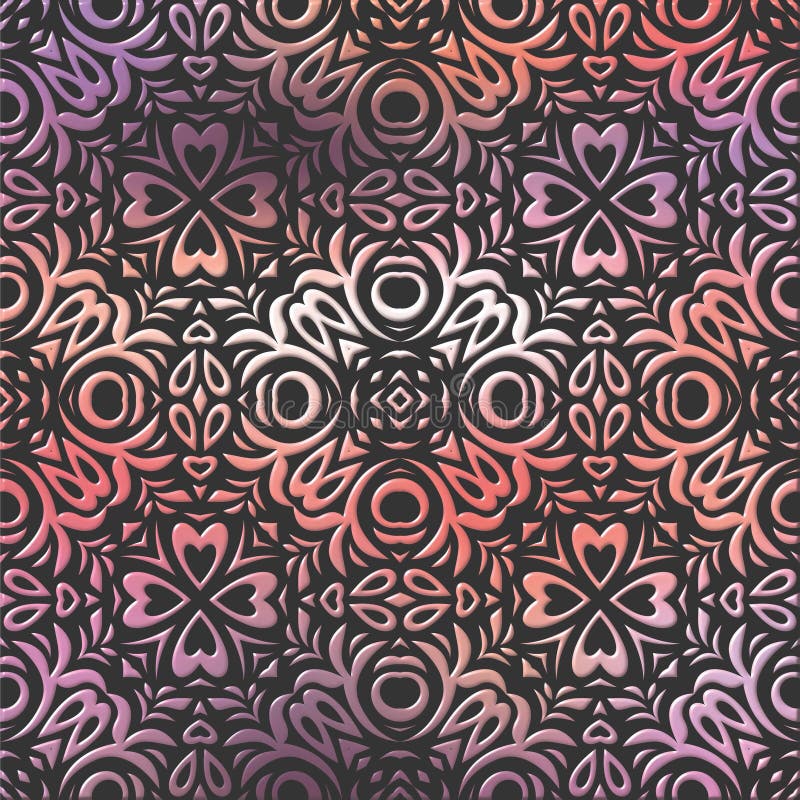 Gradient Pattern Design Wallpaper. Multi Color Shaded Pattern with ...