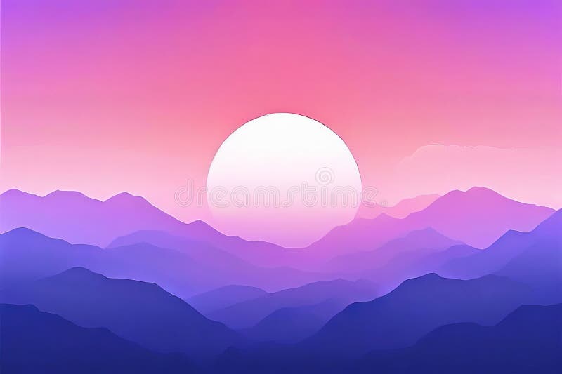 Gradient a Pattern Featuring a Gradual Transition between Colors Stock ...