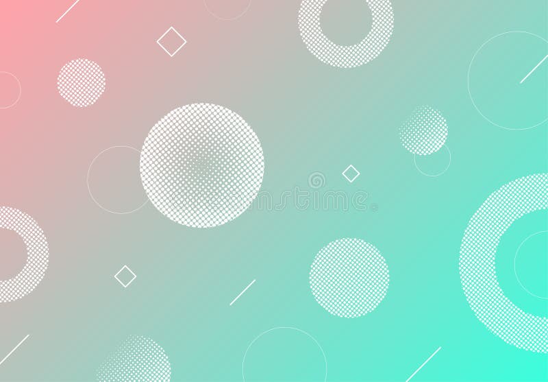 Gradient Pink and Blue Banner Background with White Halftone Vector ...