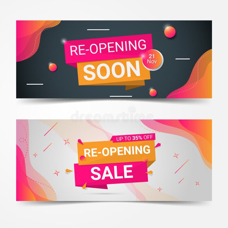Opening Soon Banner Sample