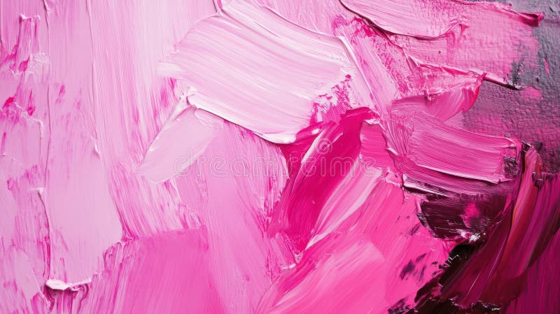 Gradient Pink and White Paint with Bold Diagonal Strokes, Showing ...