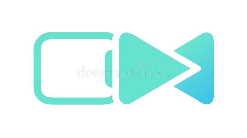 Gradient Play Fast Forward Icons, Dynamic Media Controls, Vector Design ...