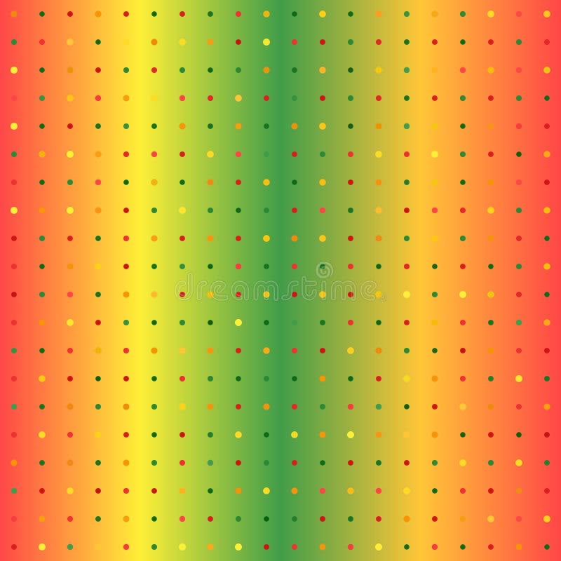Gradient Polka Dot Background Seamless Vector Pattern Stock Vector Illustration Of Round