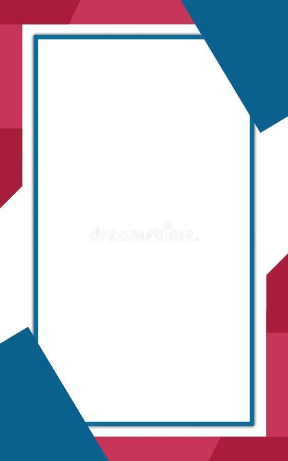 Gradient Purple Blue Border Poster Frame Background Template Stock ...