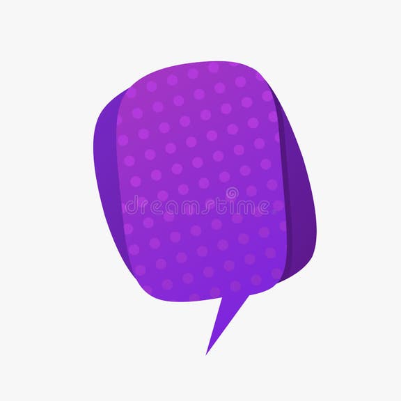 Purple bubble chat icon stock vector. Illustration of vector - 249602846