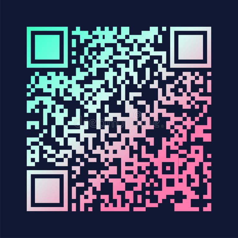 Gradient Qr Stock Illustrations – 681 Gradient Qr Stock Illustrations ...