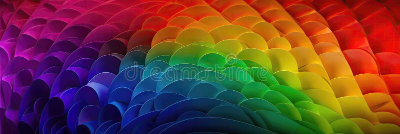 A Gradient of Rainbow Colors Transitioning from One Hue To the Next ...