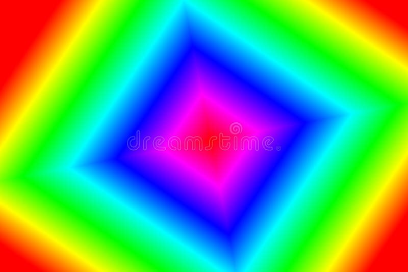 Gradient Rainbow Vivid Colors Background, Diamond Shape Stock ...