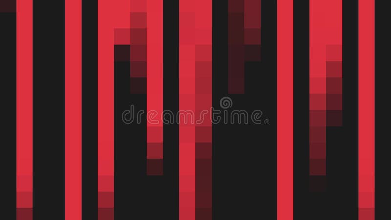 Gradient Red Pixels in 8 Bit of Architecture Stock Footage - Video of ...