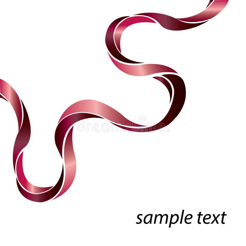 Gradient ribbon , waves stock vector. Illustration of abstract - 183999771