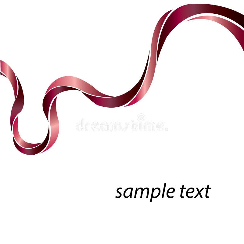 Gradient ribbon , waves stock vector. Illustration of font - 183999825