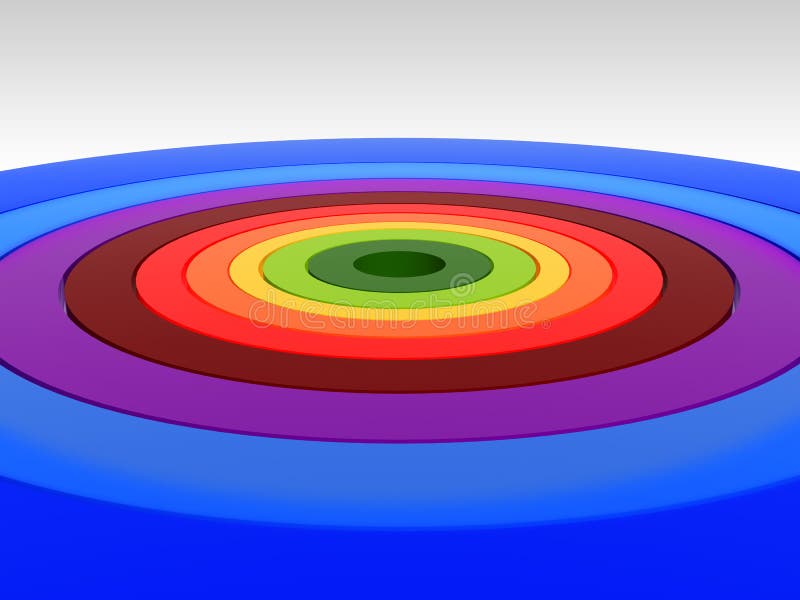 Gradient rings stock illustration. Illustration of colorful - 24548810