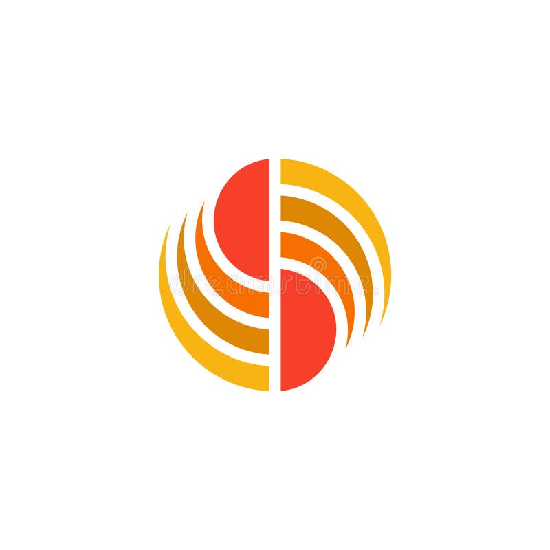 Round or Circle Logo Mark Collection Set. Monoline Geometric Logo Mark ...