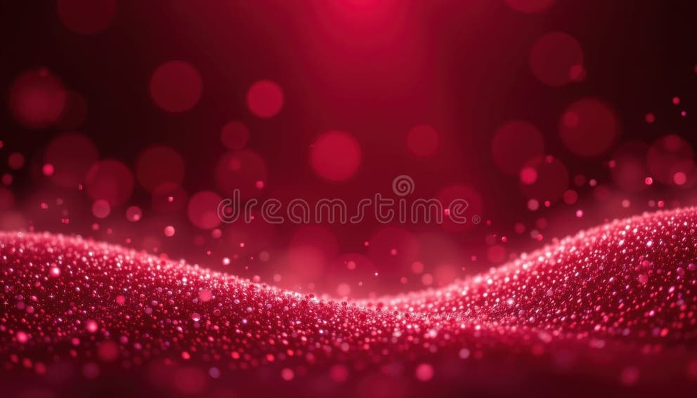 Gradient in Ruby Red To Velvet Wine with Spark Dust Overlay, Dramatic ...