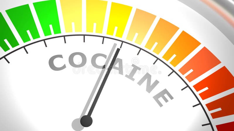 Cocaine Level Scale. Medical and Criminal Concept Stock Video - Video ...