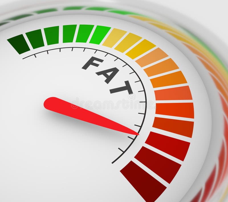 Unhealthy eating concept stock illustration. Illustration of index ...