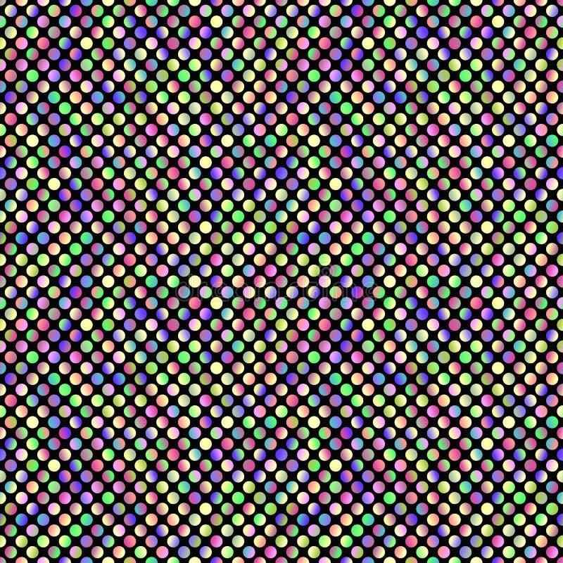 Gradient Seamless Circle Pattern Background Abstract Vector Design