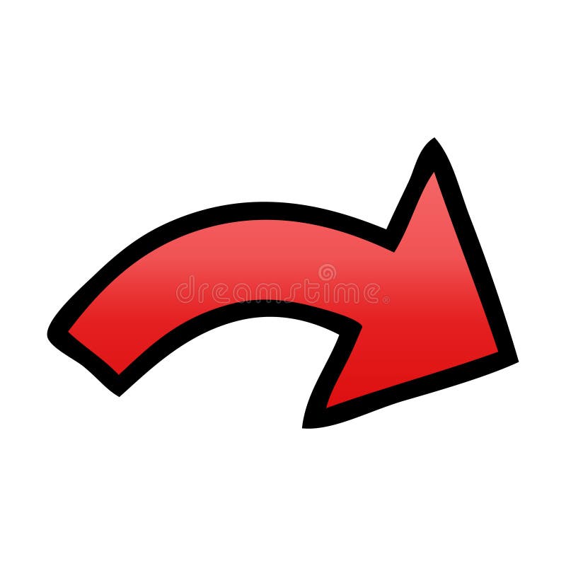 Cartoon Directional Direction Arrow Pointing Sign Symbol Cute ...