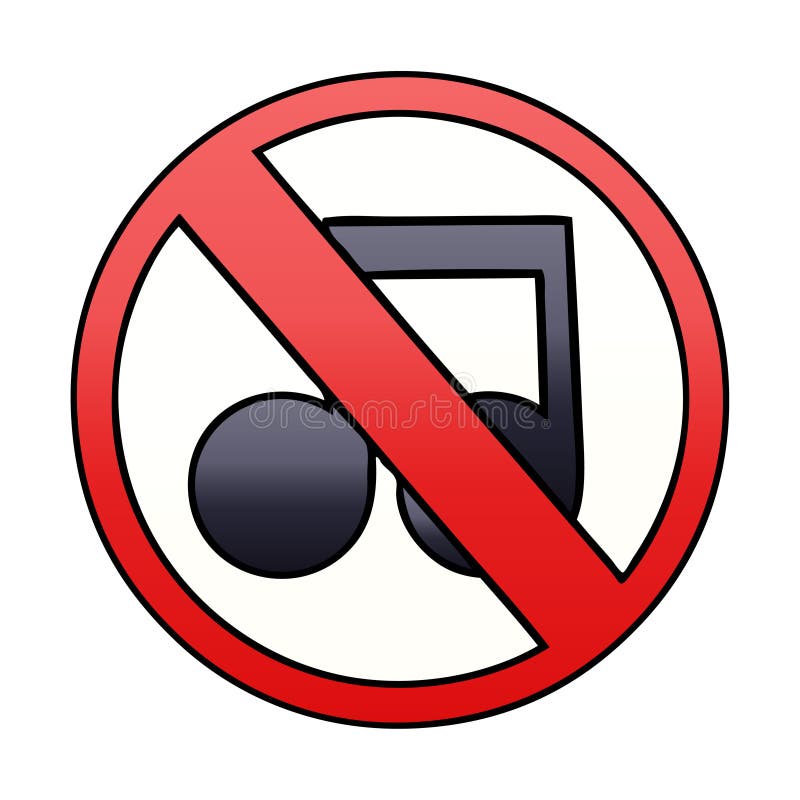 No Music Sign Stock Illustrations – 5,495 No Music Sign Stock ...