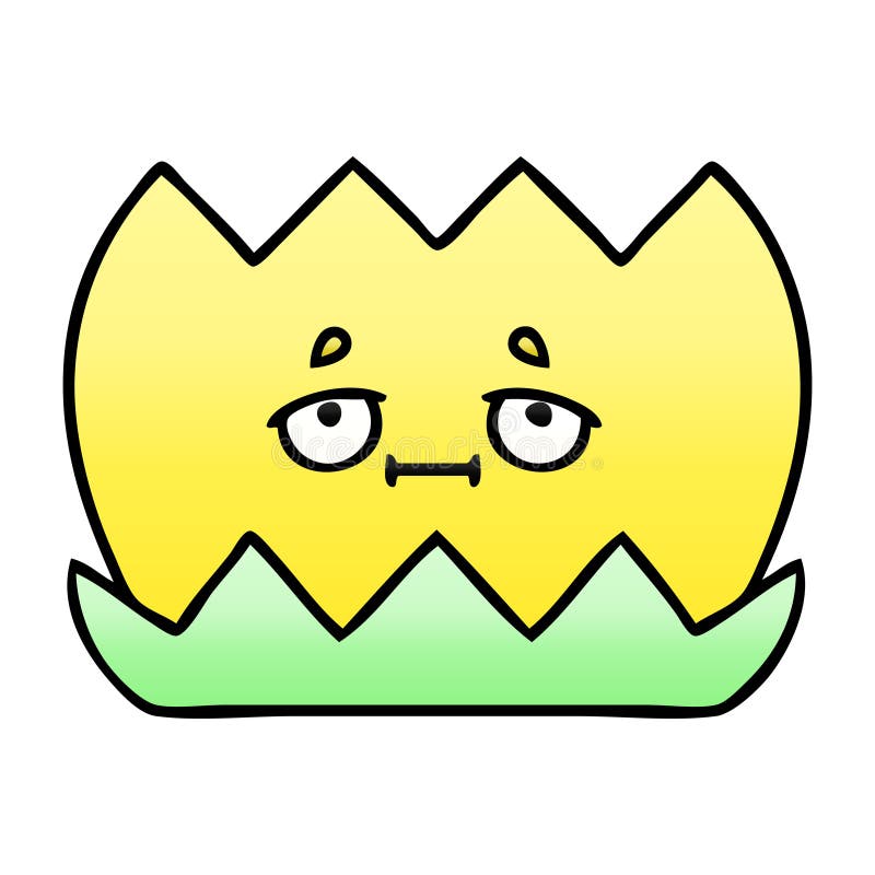 Gradient Shaded Cartoon Water Lilly Stock Vector - Illustration of ...