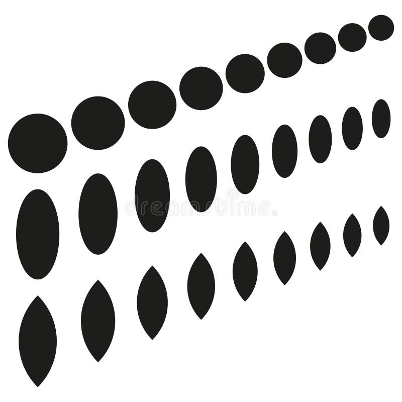 Gradient Shape Pattern. Abstract Geometric Design. Dark Ellipse Texture ...