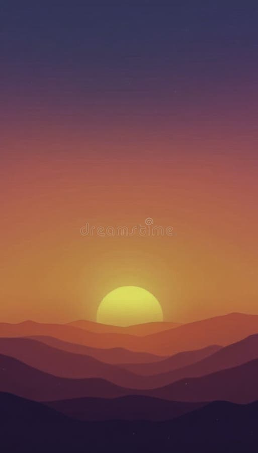 Gradient Sky at Sunset with Subtle Grain Texture, Gradient Background ...
