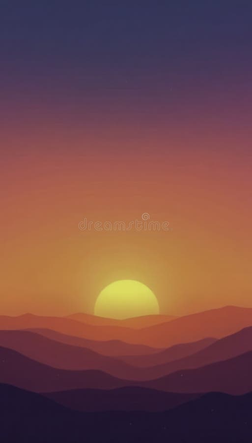 Gradient Sky at Sunset with Subtle Grain Texture, Gradient Background ...