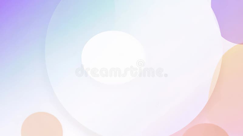 A Gradient of Soft Pastel Colors Fills the Screen, with Circles and ...