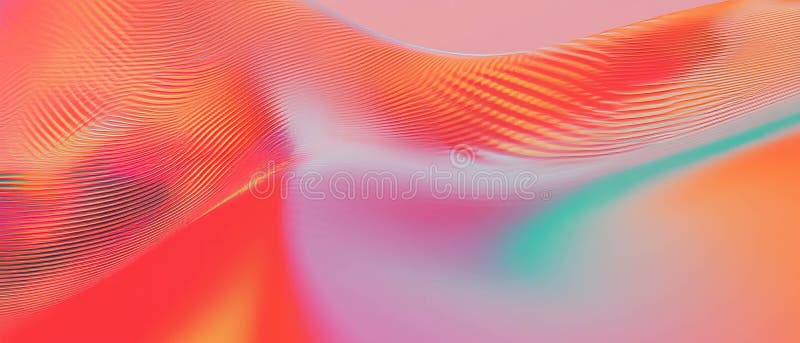 Gradient Sound Waves Create a Vibrant Abstract Design with Smooth ...