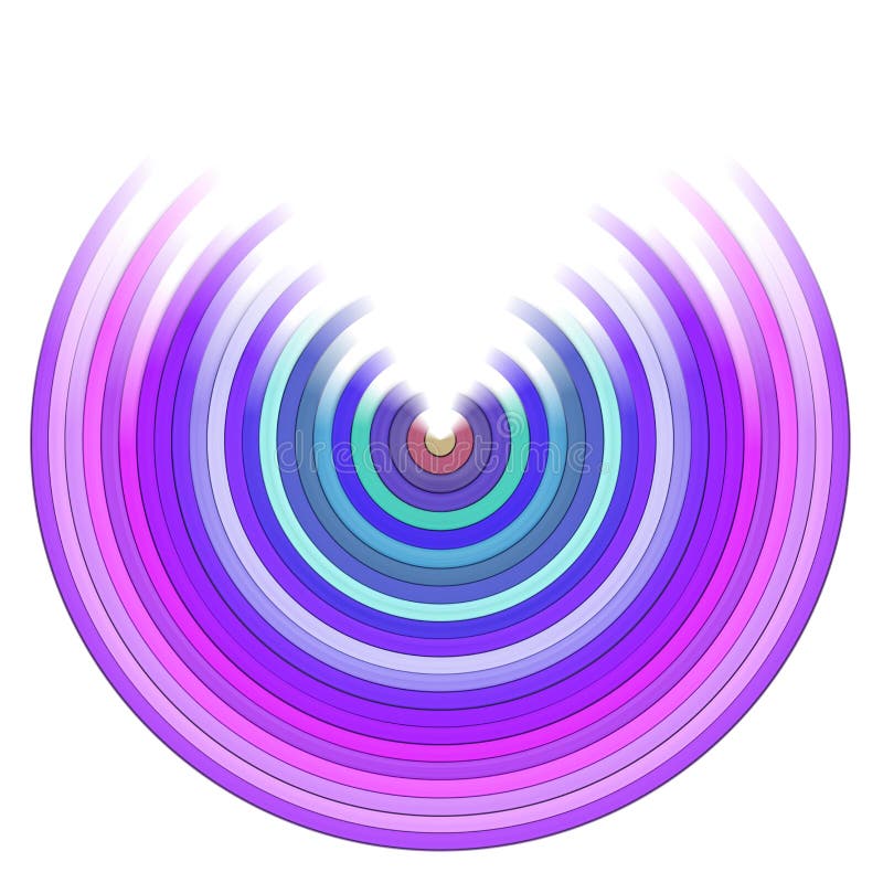Gradient Spectrum Circular Motion Stock Illustration - Illustration of ...