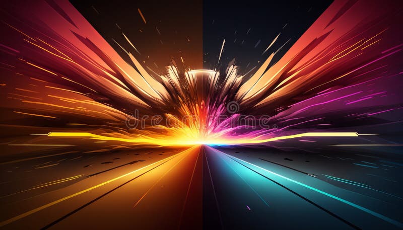 Gradient Speed Motion Colorful Background. Generative Ai Stock ...