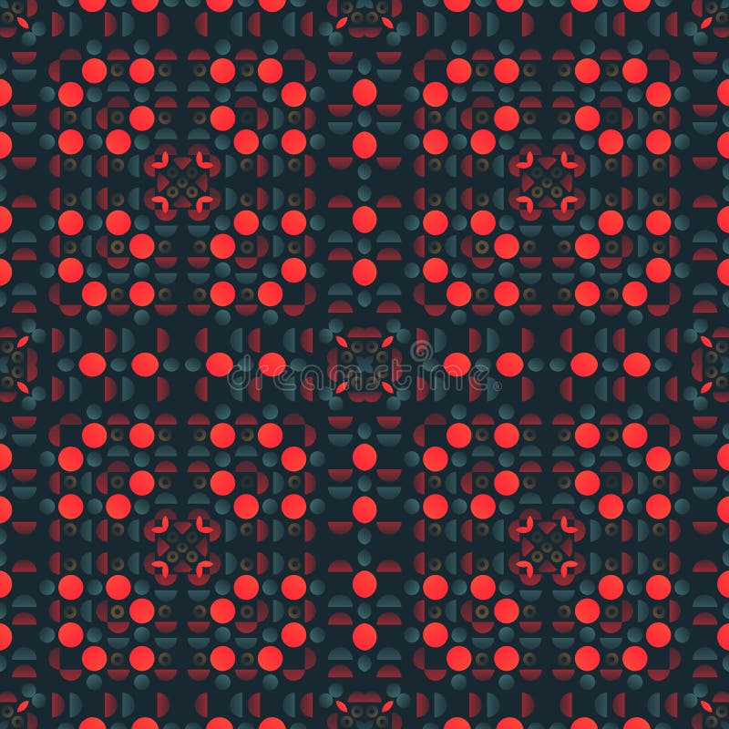 Gradient Square Seamless Pattern Stock Vector - Illustration of pattern ...